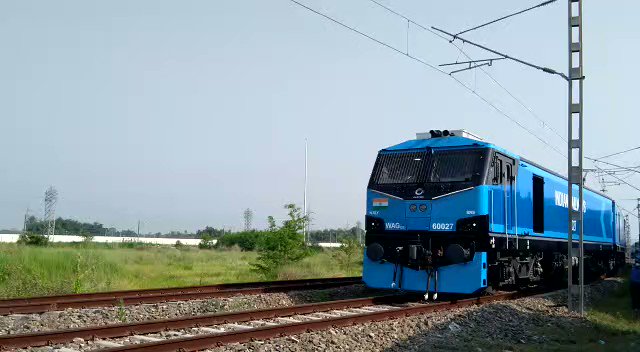 Indian Railways operationalised its 1st 12,000 hp electric Locomotive ...