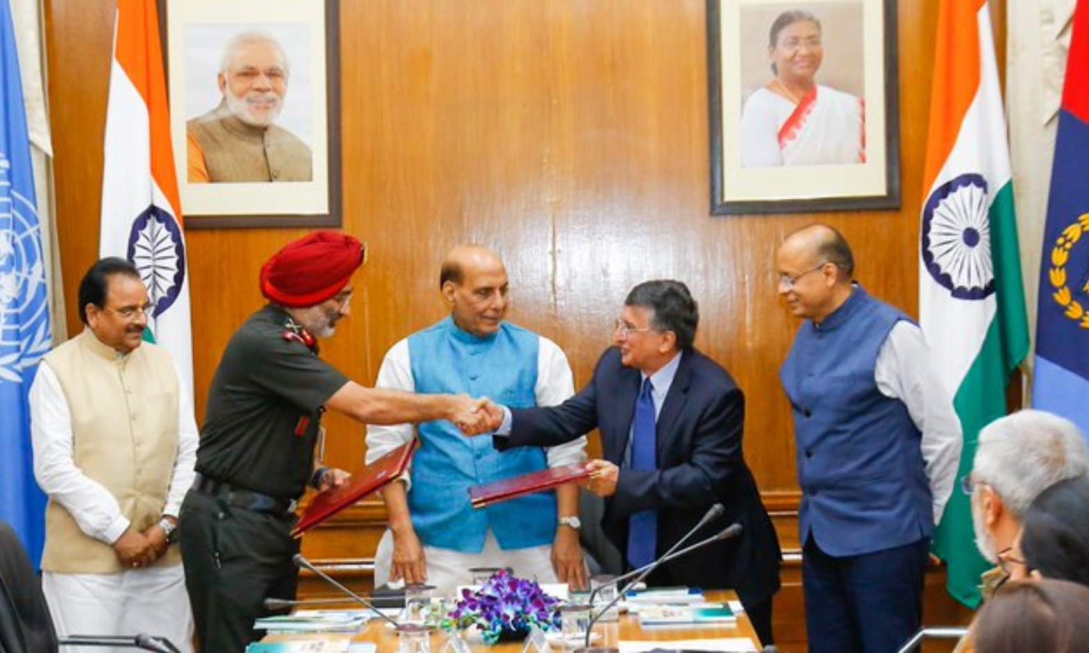 NCC and UNEP sign an agreement in presence of defence minister