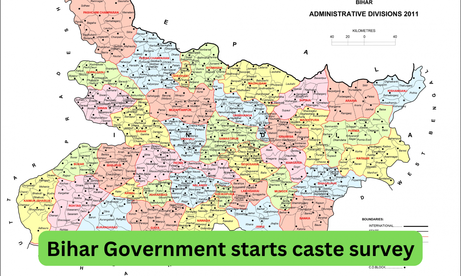 Bihar Government starts caste survey in State