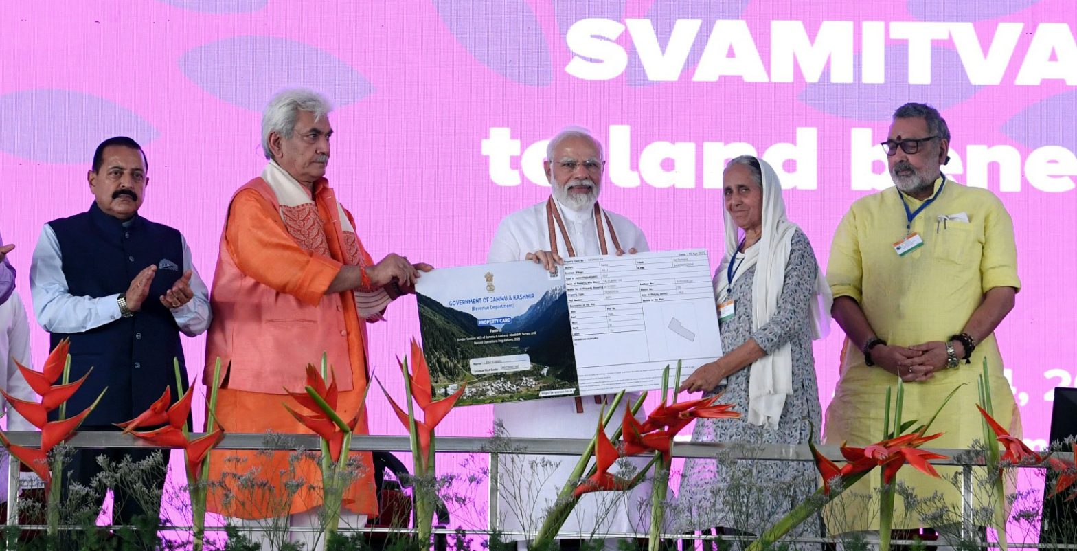 SVAMITVA Scheme Of Ministry Of Panchayati Raj Won National Award For E ...