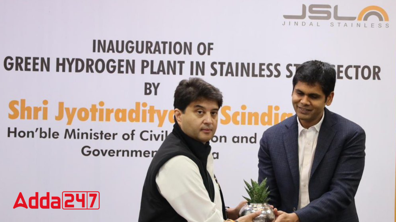 Steel Minister Unveils India's First Green Hydrogen Plant In Stainless ...