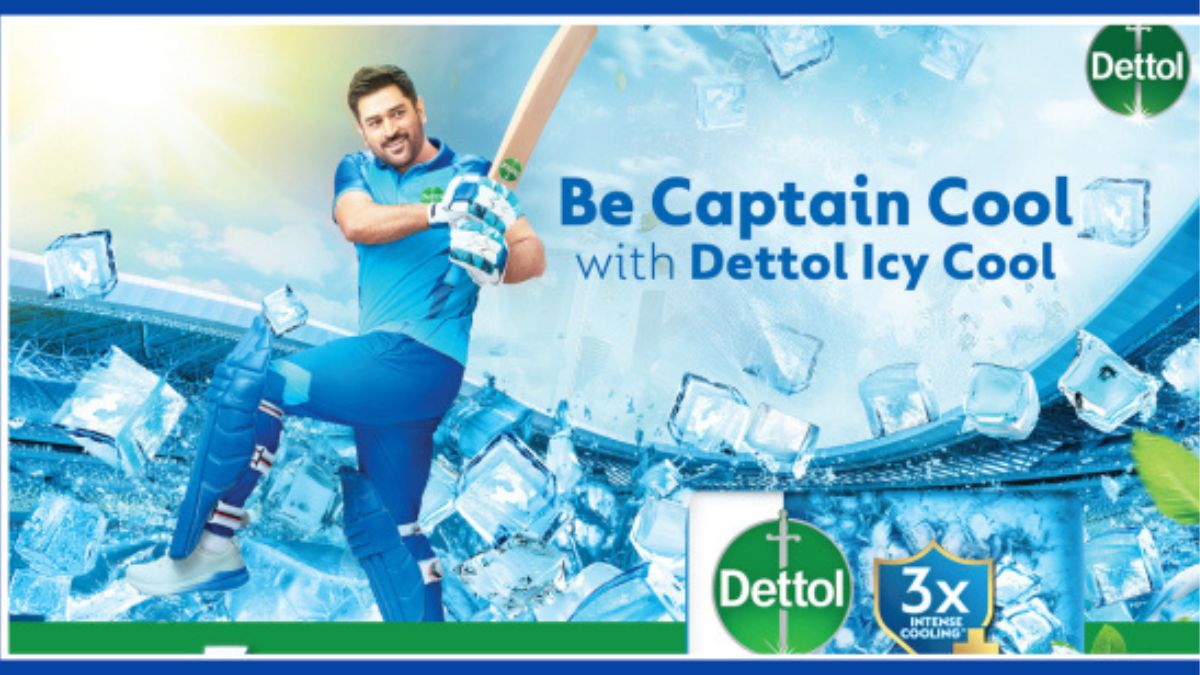 MS Dhoni Becomes Face of Dettol's New 'Icy Cool' Personal Care Range