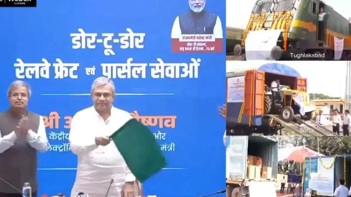 New Door‑to‑Door Freight & Parcel Services Launched by Railways